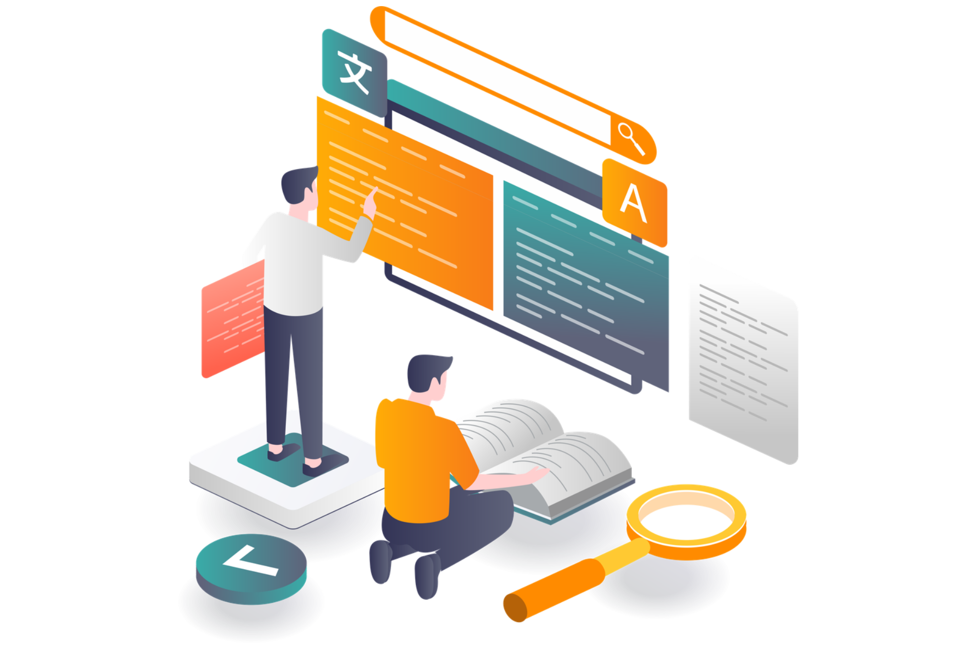 How does the Content Translation Process work in AEM